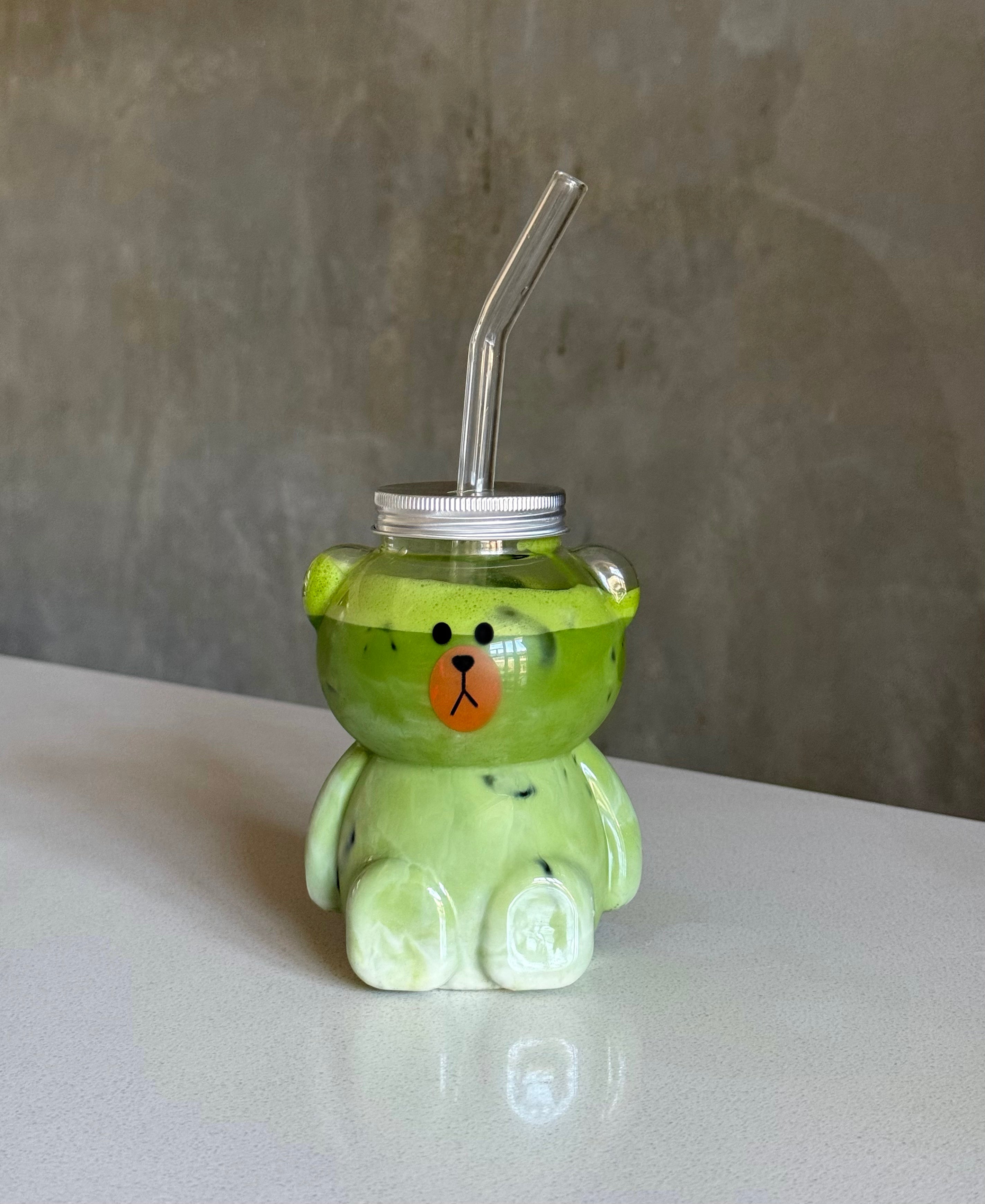 What The Matcha Teddy Bear Cup